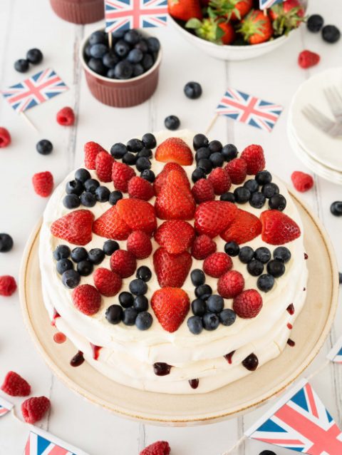 Coronation Meringue Cake | Love Fresh Berries